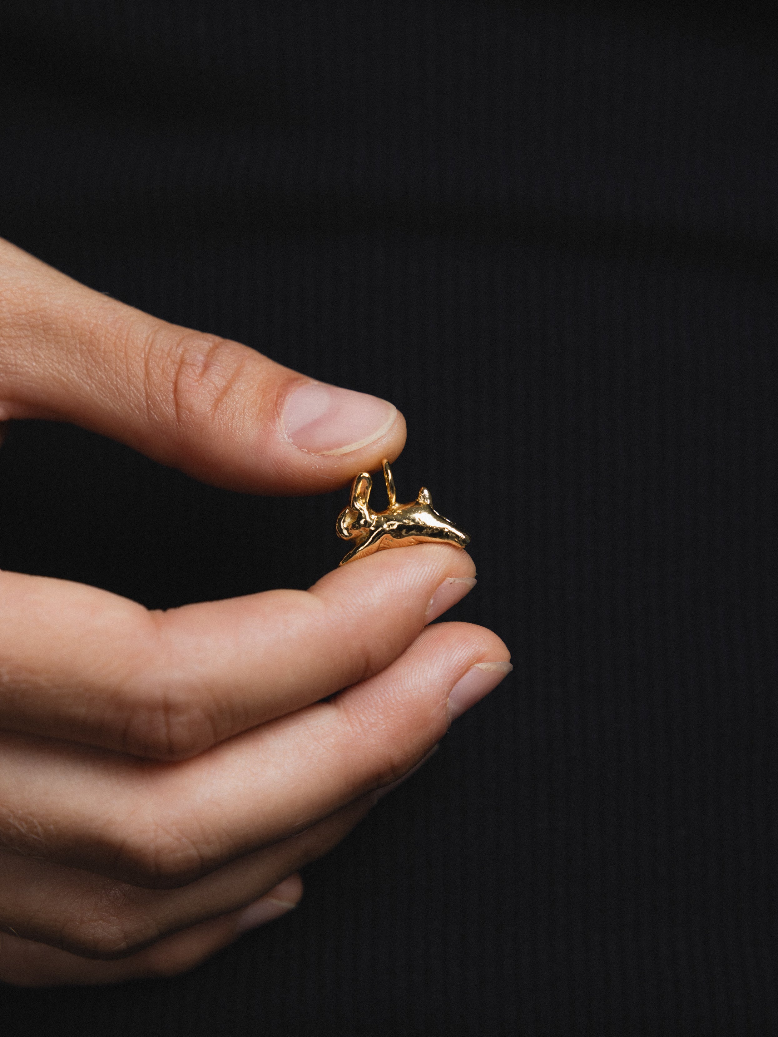 Wolf Circus Bunny Rabbit Charm Pendant in Gold – WOLF CIRCUS JEWELRY