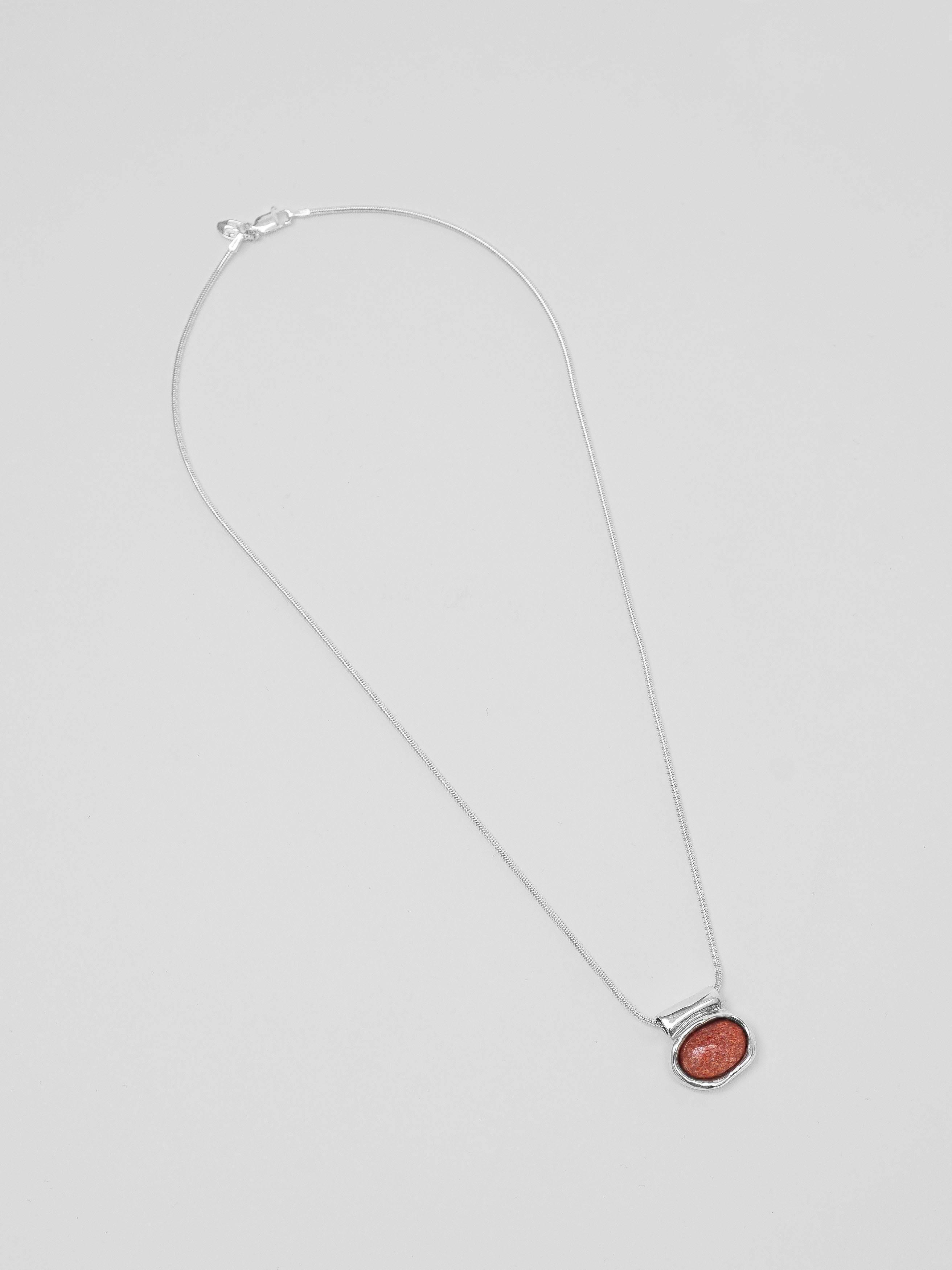 Imogen Necklace in Sunstone and Sterling Silver (Sample) – WOLF CIRCUS ...